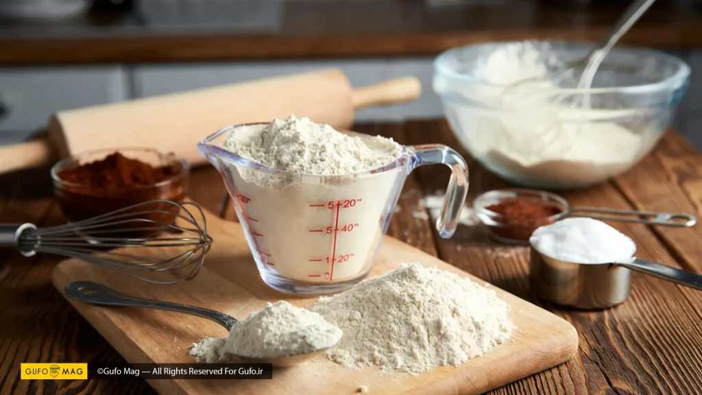 طرز تهیه کیک و اصول اندازه‌گیری دقیق مواد شیرینی‌پزی
